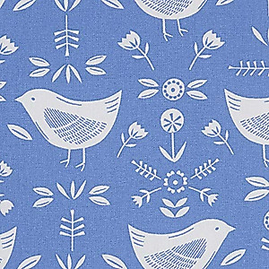 Mina Victory Life Styles Hummingbirds Blue 18" X 18" Throw Pillow