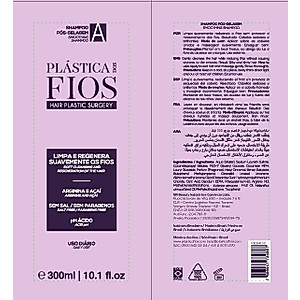 CADIVEU Home Care Line - Plastica Dos Fios Hair Smoothing Set: Shampoo, Conditioner, Hair Treatment Mask, Hair Primer (Set of 4)