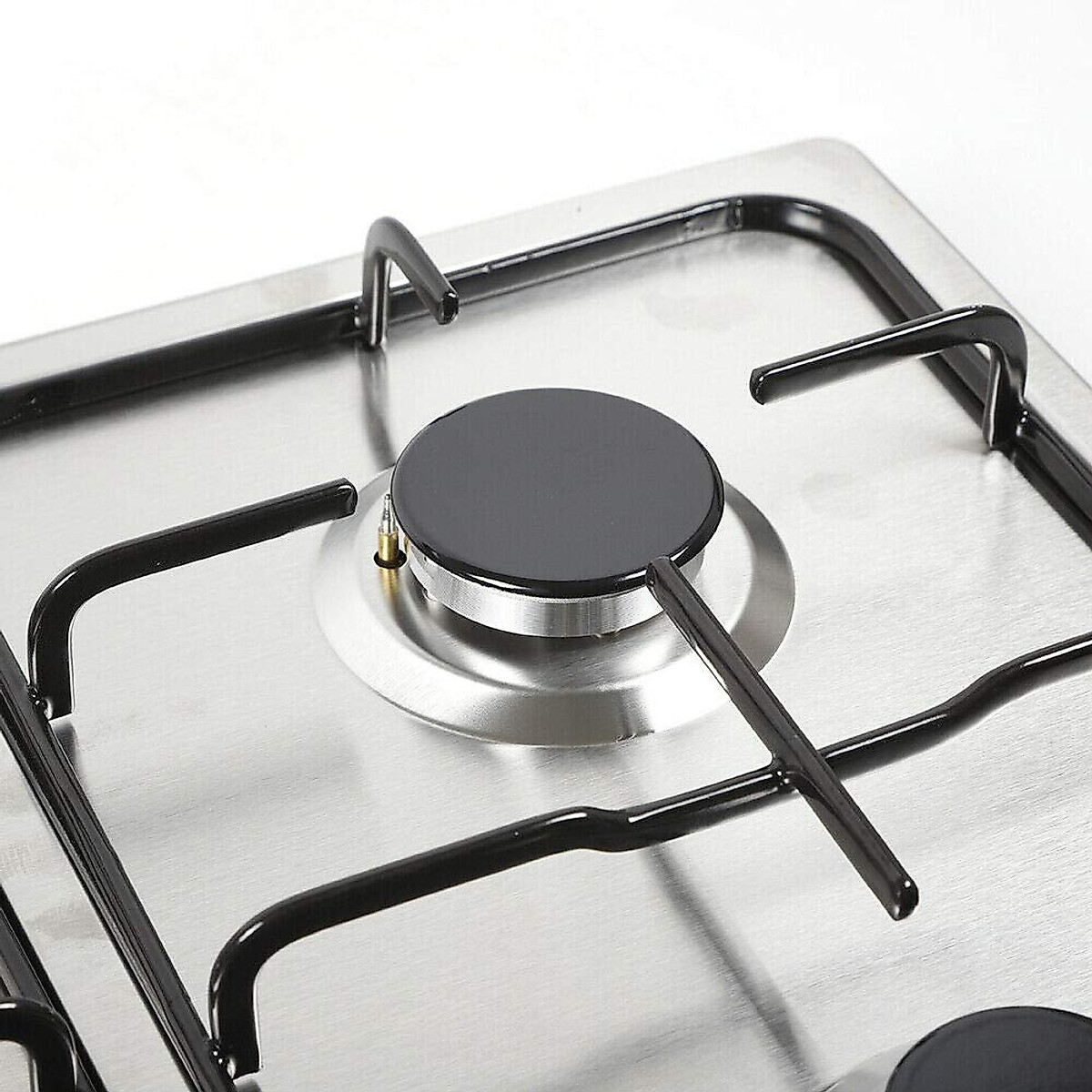 Gas Cooktop NG/LPG Gas Stove Cooktop Stove Burner Tempered Glass Cook Top Built in 4 Burners Gas Hob Grate Stovetop Cooker (4 Burners, 23'' x 20.5'')