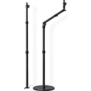 Elgato Master Mount L - Premium Desk Clamp with Pole extendable up to 125cm/49in and 1/4 inch Thread to Mount Lights, Cameras, and Microphones, perfect for Streaming, Videoconferencing, and Studios