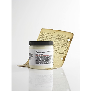 C.O. Bigelow Lemon Body Cream, Moisturizing Body Cream with Shea Butter, Kukui Nut Oil, Lemon Oil and Extracts for Dry Skin, 8 oz.