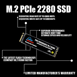 Arch Memory Pro Series Upgrade for Asus 512GB M.2 2280 PCIe (4.0 x4) NVMe Solid State Drive for TUF H310-PLUS Gaming