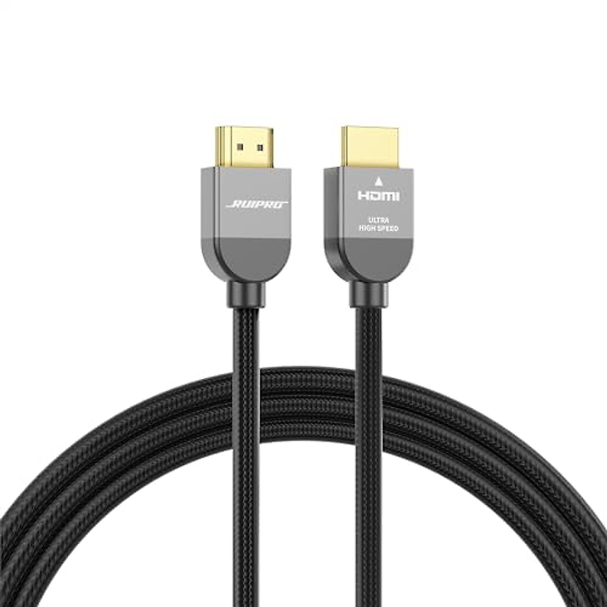RUIPRO 8K HDMI Ultra High Speed Certified Cable 10 Feet 48Gbps 8K60Hz 4K120Hz Dynamic HDR eARC HDCP2.2/2.3 for RTX4080/4090/3080/3090, Xbox S/X, PS5/4, AVR, Projector, LG/Samsung/Sony TV