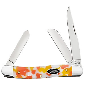 Case Candy Corn Kirinite - Smooth Medium Stockman Knife(10318 SS)