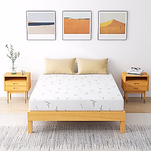 wOod-it Queen Mattress, 100-Night Sleep Trial, 10-Year Limited Warranty, 8/10/12 inch Queen Size Bed Mattresses in A Box, Pressure Relief Gel Memory Foam, Medium Firm, 80" L x 60" W