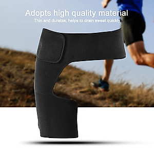 Health Gear Groin Support Bandage, Hip Brace Thigh Compression Sleeve, Breathable Unisex Hip Thigh Support Brace Muscle Strain Prevention Belt Sports Protector