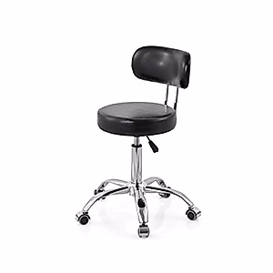 ZLBYB Office PC Desk Chairs, Faux Leather Executive Computer Chair Home Office 360°Swivel Chairs with Armrests and Backrest (Color : D)