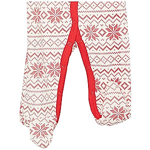 Hudson Baby Unisex Baby Cotton Sleep and Play, Reindeer, 0-3 Months