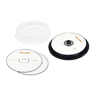 XtremPro DVD+R DL 8X 8.5GB 240min Recordable & White Inkjet Printable Double Layer DVD 25 Pack Blank Discs in Spindle - 11126