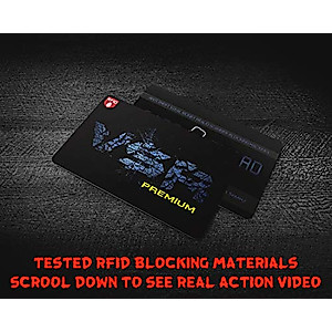 Credit Card Protector By VSR Premium RFID Blocking Shield Passport Debit IDs NFC Fraud Guard Contactless Scam Scanner Data Copier Signal Vault Safe Block Cloning Pickpocket Hack Proof Fits Any Wallet