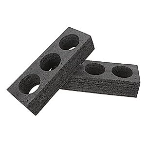 Disposable Drink Carriers 2pcs Disposable Foam Takeout Cup Holders 6 Hole Cup Drink Carrier Food Drink Holder for Hot Cold Drinks Black Cup Holder Tray Outdoor Cup Trays