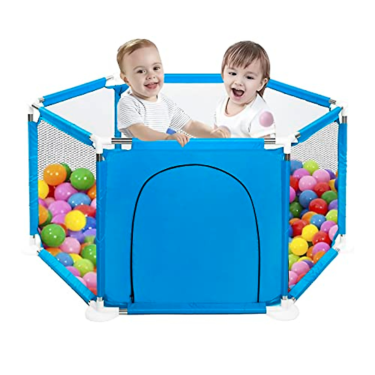 Baby Playards Baby Playpen Toddlers Kids Activity Center Portable Playard Indoor Outdoor Baby Fence Safe Play Yard Kids Play Pen Baby Play Area Baby Play Gate Safety Playpen Activity Center