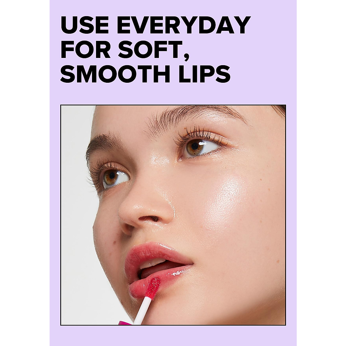 I DEW CARE Lip Gloss - Glow Easy Raspberry | Jojoba Seed Oil, Vitamin C, Pigmented Glossy Stain, Hydrating, Korean Makeup, Pink Color, Glass Skin Look, 0.12 FL Oz