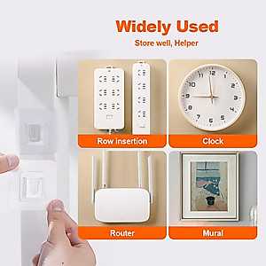 JUDUNA Transparent Double-Sided Adhesive Wall Hooks Nail Free No Damage Without Traces, Hanger Strong Self-Stick Hooks for Bathroom and Kitchen Office, Nail Free No Damage Without Traces (5)