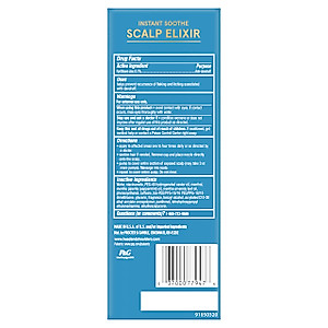 Head & Shoulders Scalp Elixir Treatment, Instant Soothe, Anti Dandruff, Royal Oils Collection with Cooling Menthol and Peppermint oil, 4.2 fl oz