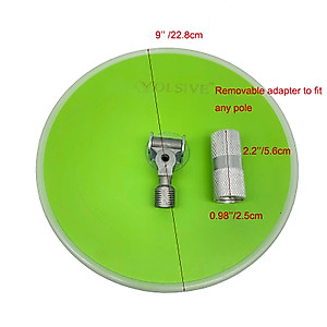 9 inch Drywall Sander,360 Degree Rotary Round Ceiling Radial Sander,Circular Handing Pole Wall Sander for Dry Wall and Painting