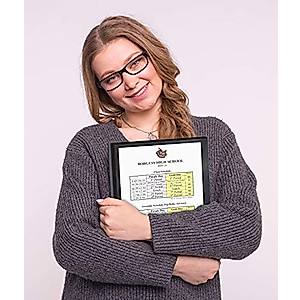 24 Pocket Bound Sheet Protector Presentation Book, 3 Pack, Clear View Front, 48 Page Capacity, by Better Office Products, Art Portfolio, Durable Black Poly Front and Back Covers, Letter Size