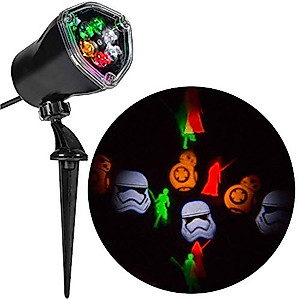 Gemmy 33166 Whirl-a-motion Christmas Led Star Wars Light Show Projector, Multicolored