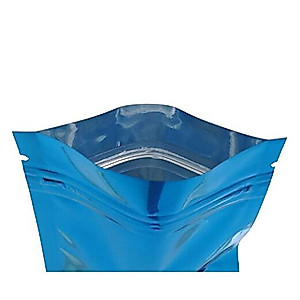 100 Pieces 3x4" Colorful Self Sealing Double-Sided Color Mylar Foil Flat Heat Sealable Bag Food Grade Storage Packing Pouches