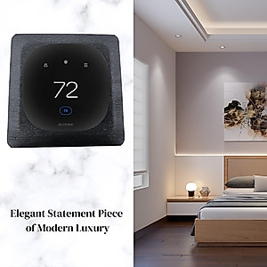 Charcoal Square Wall Plate for Ecobee Smart Thermostat Enhanced and Premium Cover Trim Backplate