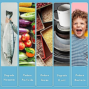 Fruit and Vegetable Washing Machine - Fruit Cleaner Purifier Device 4400 Mah, 10 Minute Quick Clean for Washing Fruit and Vegetable