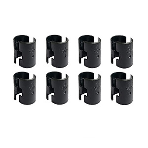Wire Shelf Clips Shelving Sleeves - 16 Pack Shelf Lock Clips for 1" Post- Shelving Sleeves Replacements for Wire Shelving System