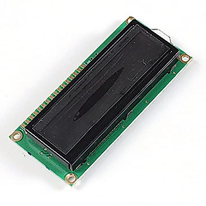 LCD1602A 16x2 White Screen Character Dot Matrix 1602 Blacklight LCD Display Module Black Background Parallel Port