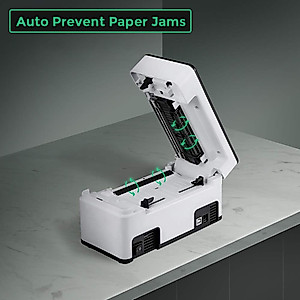 MUNBYN Blue Label Printer, 150 mm/s Thermal Shipping Label Printer for Shipping Packages, Compatible with UPS, USPS, FedEx, Industrial Label Makers