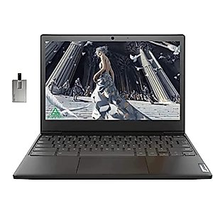 Lenovo 2022 Chromebook 3 11.6" HD Chromebook Business Laptop, AMD A6-9220C, 4GB DDR4, 32GB eMMC, Webcam, Bluetooth, Chrome Os, Black, 128GB SnowBell USB Card