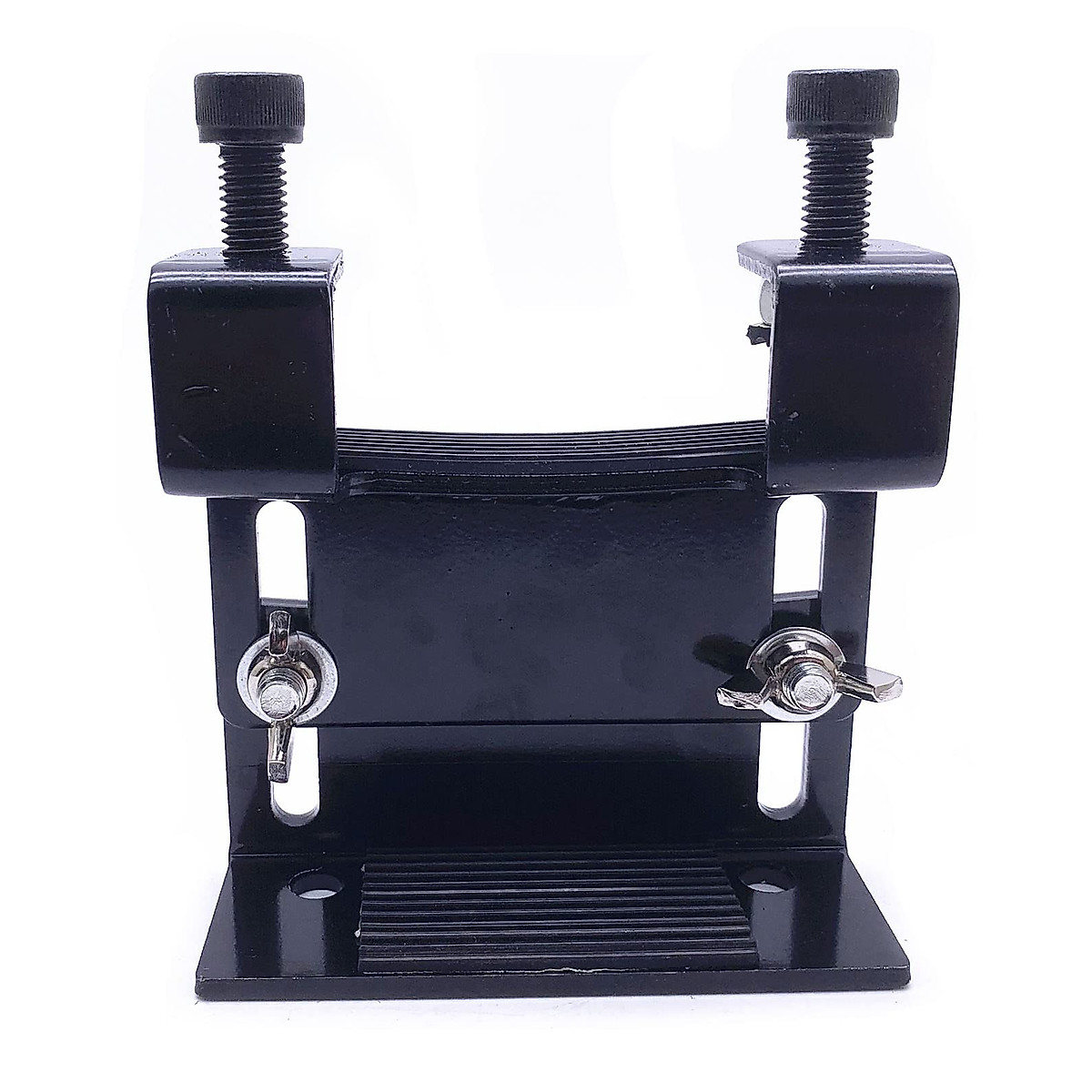 Jiayouy 4.3" Bass Drum Platform Lifter Fits 18" and 20" Bass Drums - Black Coated Steel