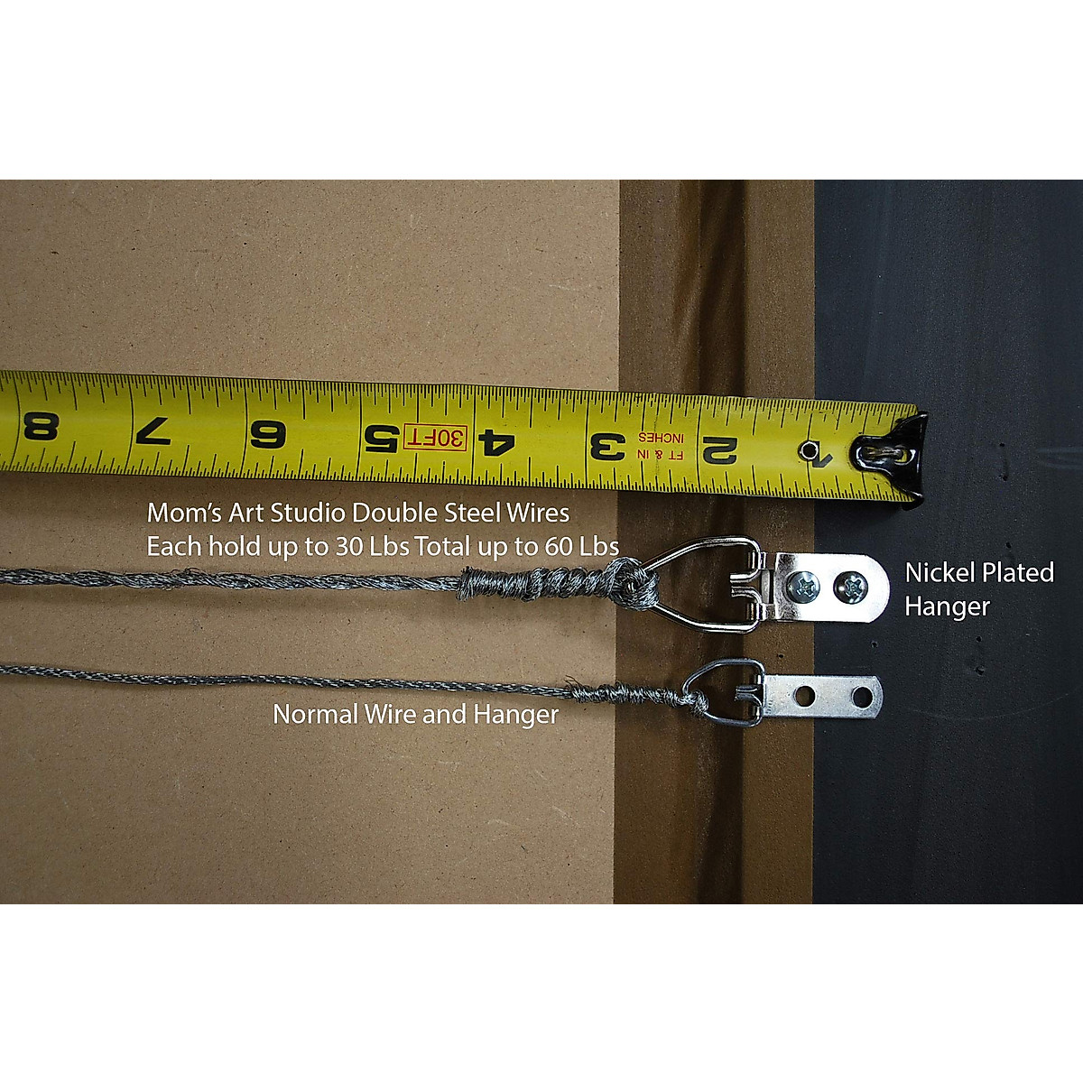 Mom’s Art Studio - Last Supper Wall Decor 46.5 X 28 Inches, Leonardo Da Vinci Reproductions, Museum Look Art Framed, Artist’s Acrylic Coating, Wall Art for Home Decor (Large, Brown Gold)