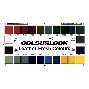 COLOURLOCK Leather Fresh Dye DIY Repair Colour, dye, Restorer for Scuffs, Small Cracks on car Seats, Sofas, Bags, settees and Clothing