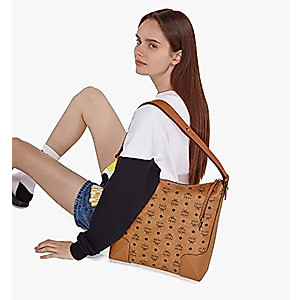 MCM Visetos Hobo Cognac (Large Size)