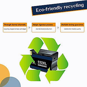 Colorking Compatible Ink Cartridge Replacement for HP 932XL 933XL 932 XL 933 XL for HP OfficeJet 6600 6700 6100 7110 7612 7510 7610 7620 Printer (Black, Cyan, Yellow, Magenta, 4 Combo Pack)