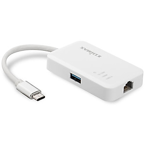 EDiMAX USB-C to 3-Port USB 3.0 Gigabit Ethernet Hub