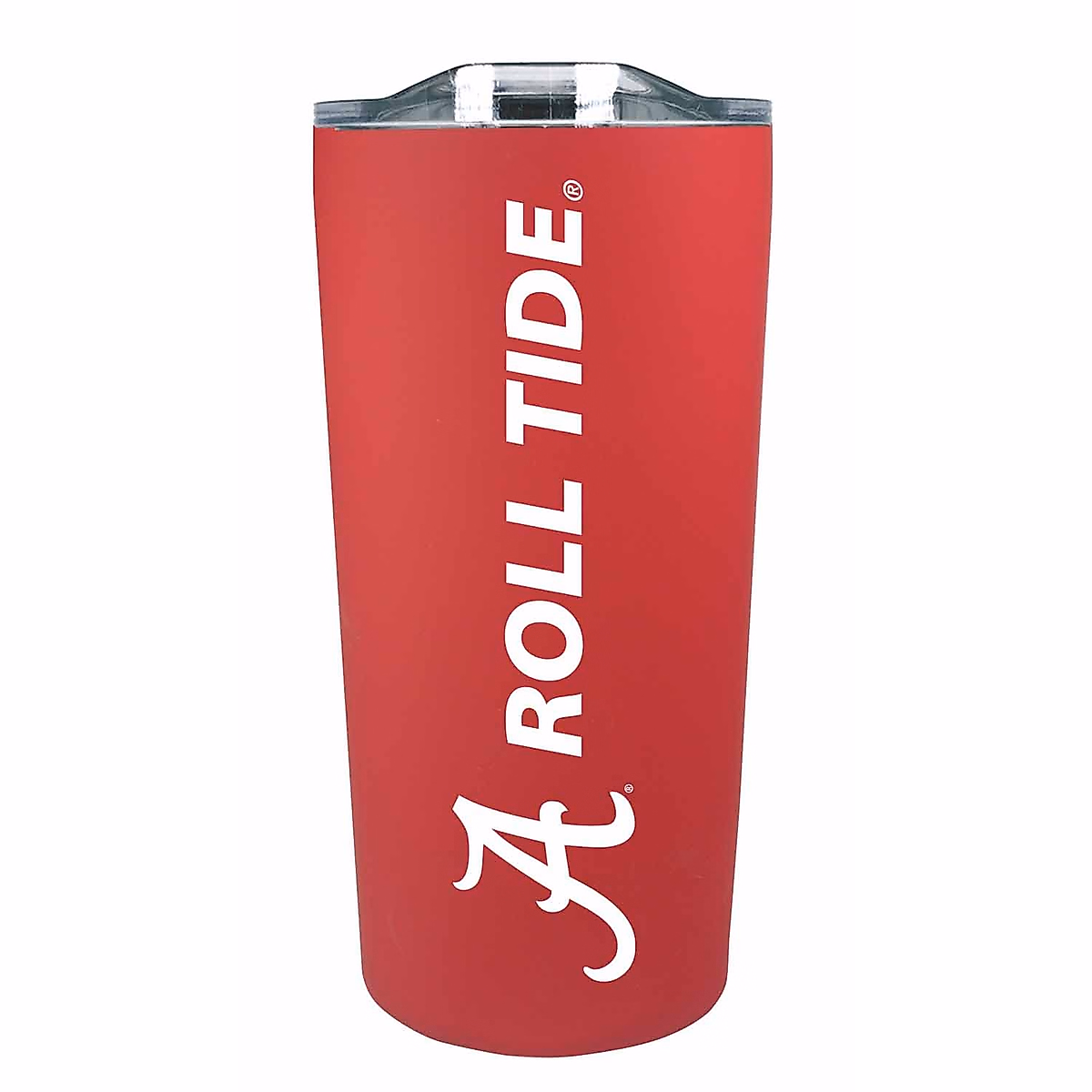 Campus Colors NCAA Stainless Steel Tumbler Perfect for Gameday - 18 oz - Double Walled - Keeps Drinks Perfectly Insulated (Alabama Crimson Tide - Red)