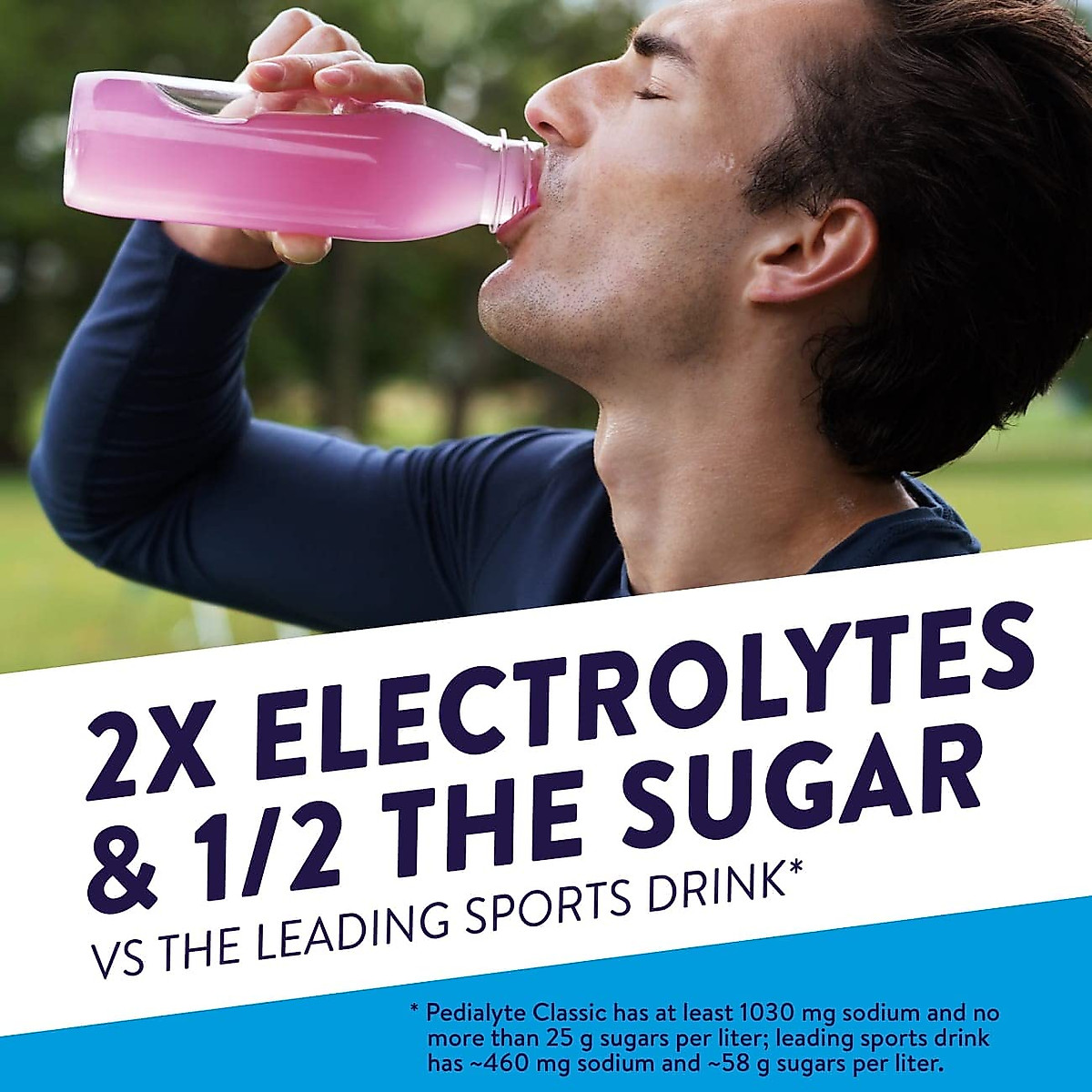 Pedialyte Electrolyte Solution, Grape, Hydration Drink, 1 Liter