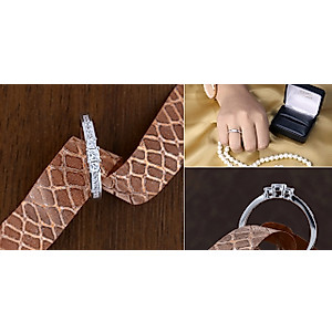 Dazzlingrock Collection 0.60 Carat Princess Cubic Zirconia 3 Stone Minimalist Anniversary Ring for Women in 925 Sterling Silver Size 6.5