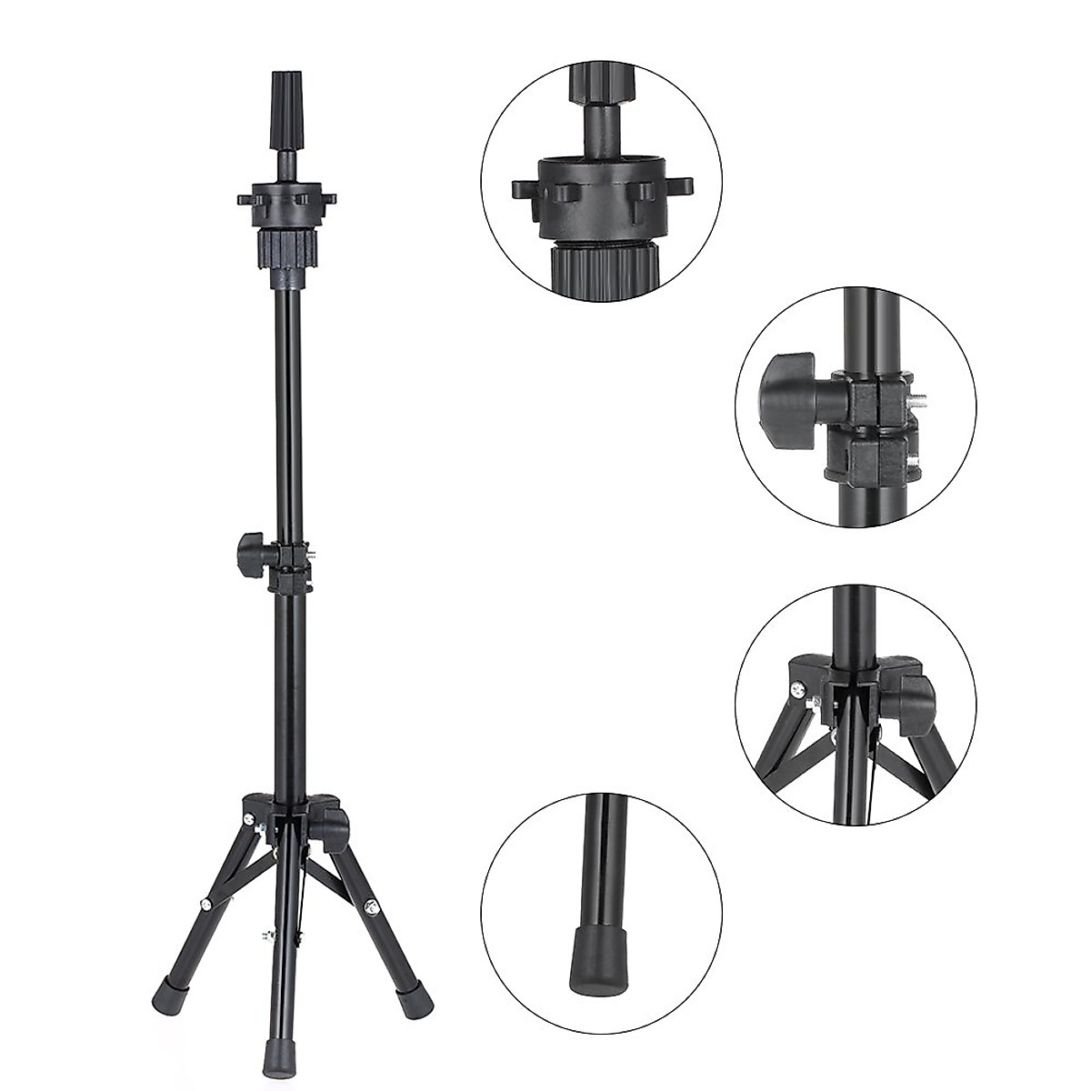 Anself + Tripod for Hairdressing Head to Stand On A Table