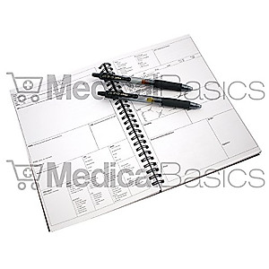 H&P Notebook (2 Pack) - Medical History and Physical Notebook, 100 Medical templates with Perforations