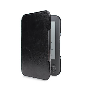 WALNEW Case Cover for Amazon Kindle Keyboard (Kindle 3/ D00901) - Ultra Lightweight PU Leather Smartshell Cover for Amazon Kindle Keyboard(3rd Generation) Tablet with 6" Display and Keyboard, Black