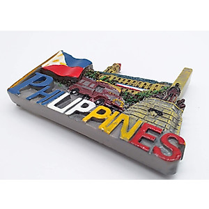 3D Philippines Fridge Magnet, Home & Kitchen Decoration ，Magnetic Sticker Philippines Refrigerator Magnet