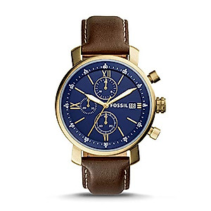 Rhett Chronograph Brown Leather Watch