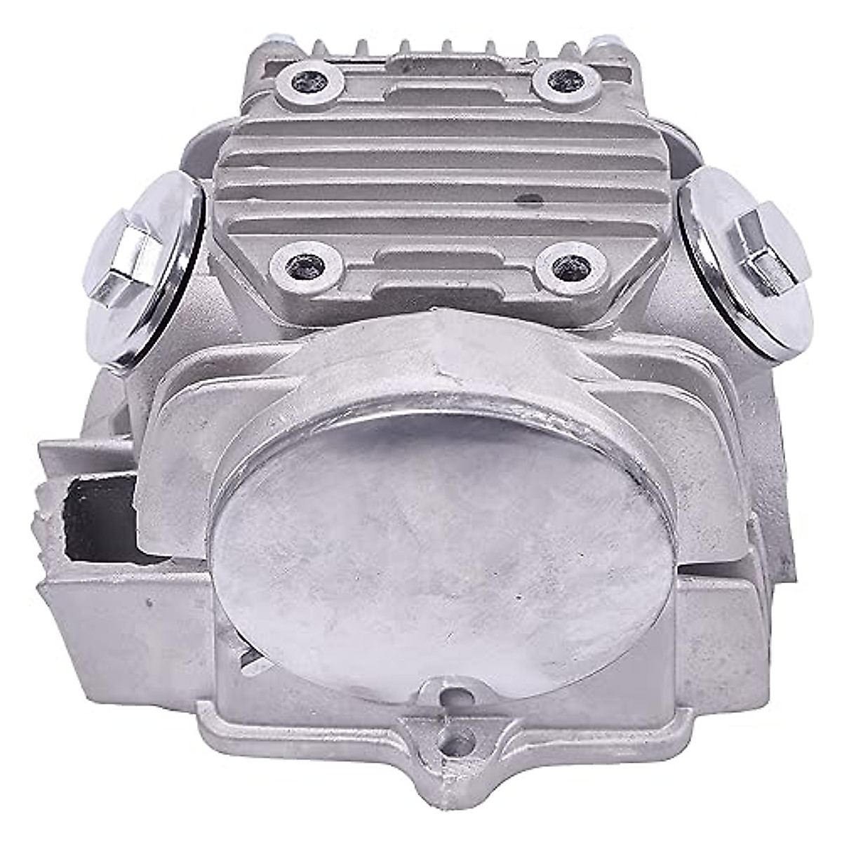 AIVWUMOT 52.4mm Cylinder Head with Sleeve Plug Spark Plug Upper and Lower Gasket Compatible with 4 Stroke Horizontal 90cc 110cc 125cc Engine ATV Quad Dirt Bike Pit Bike Tao Tao Go Kart Scooter