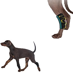 (S/M) Dog Canine Front Leg Brace Paw Compression Wraps with Protects Wounds Brace Heals and Prevents Injuries and Sprains Helps with Loss of Stability Caused by Arthritis