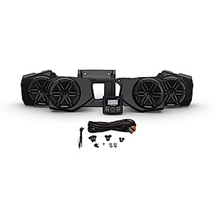 Rockford Fosgate RNGR18-STG2 Audio Kit: PMX-1 Receiver, M0 Series Front & Rear Speakers for Select Polaris Ranger Models (2018-2022)