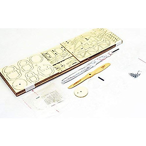 Dancing Wings Hobby 1/15 Wooden Static Model Display Replica 500mm Albatross KIT to Build; Craft Wood Furnishing Gift for Children and Adults (VS02)