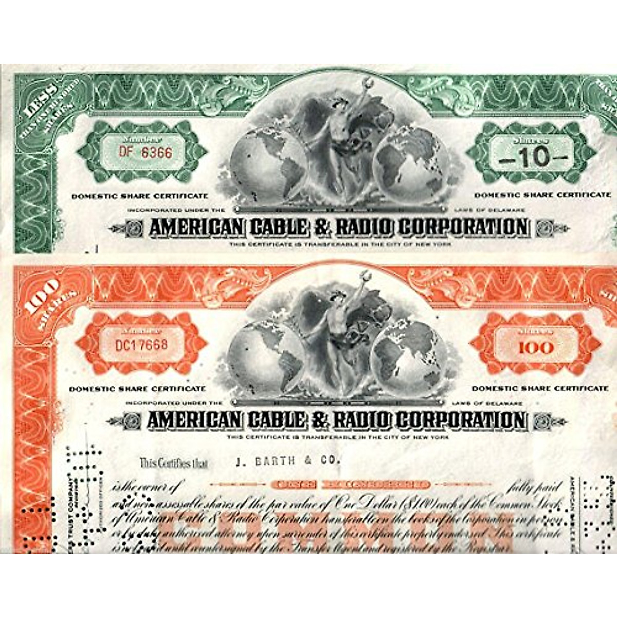 AMAZON SPECIAL!! 50 DIFFERENT RARE ORIGINAL VINTAGE US STOCK CERTIFICATES @ 50c!!! MANY BIG NAMES! LOWEST PRICE on EARTH!! BUY 2 LOTS GET 100 DIFFERENT with REDUCED SHIPPING!!!