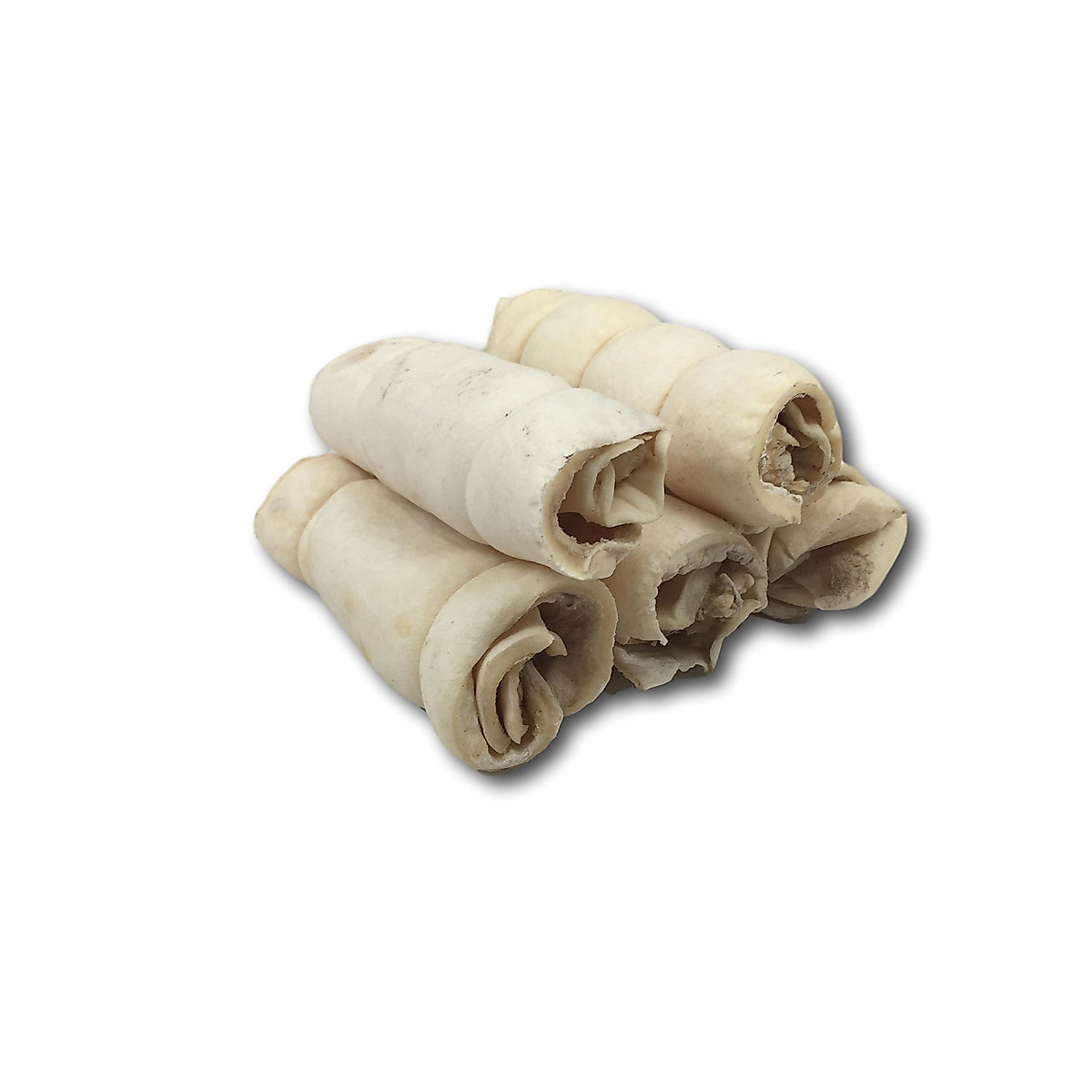 Top Dog Chews – 6” Beef Cheek Rolls, Long Lasting Dog Bones for Aggressive Chewers, Rawhide Free Dog Treats,(6 Inch (Pack of 10)