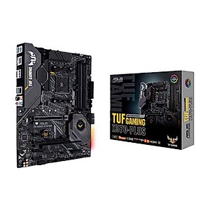 ASUS AM4 TUF Gaming X570-Plus AM4 Zen 3 Ryzen 5000 & 3rd Gen Ryzen ATX Motherboard with PCIe 4.0, Dual M.2, 12+2 with Dr. MOS Power Stage, HDMI
